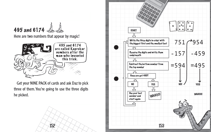 The MURDEROUS MATHS Books - page samples